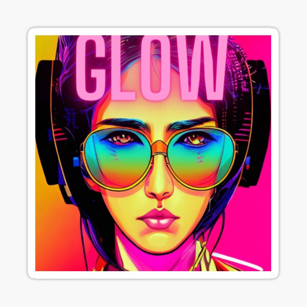 "Glow and Grow" Sticker for Sale by FreWil2Art | Redbubble