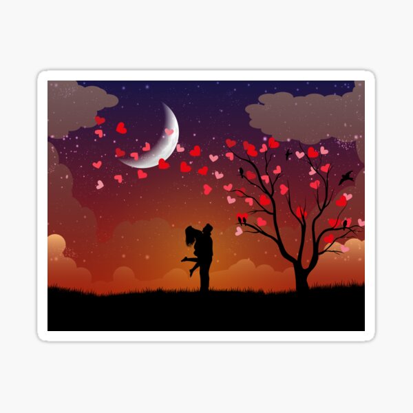 "COUPLE IN LOVE" Sticker for Sale by NNWCreations | Redbubble