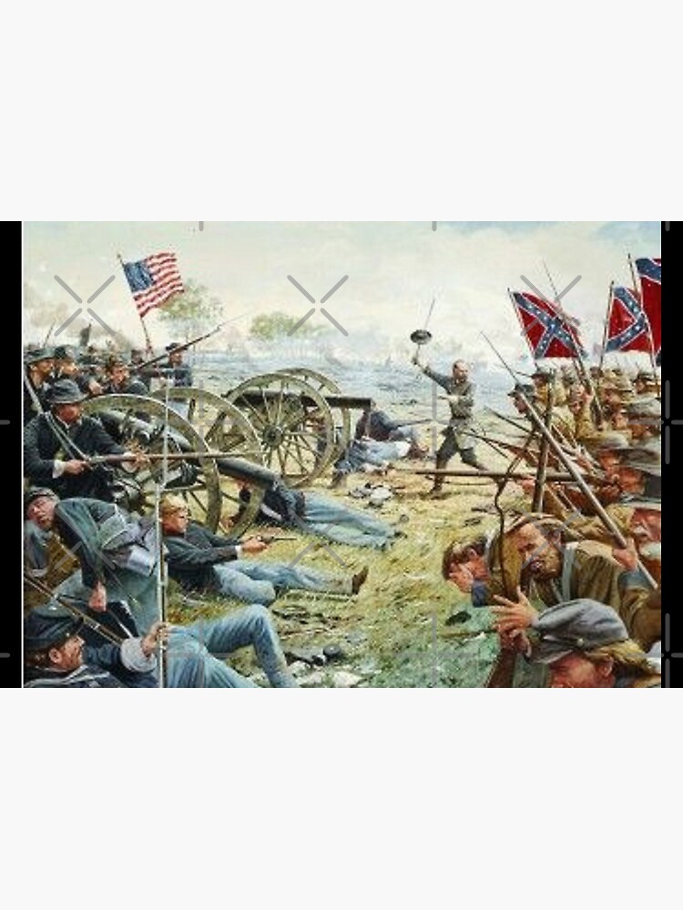 "American Civil War - Gettysburg - 1863 - Armistead Leads Pickett's ...
