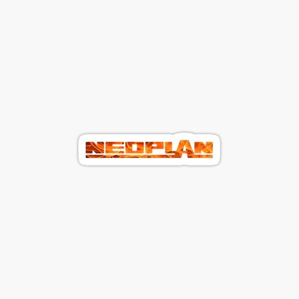 "Neoplan Fire Logo" Sticker for Sale by Mm81 | Redbubble