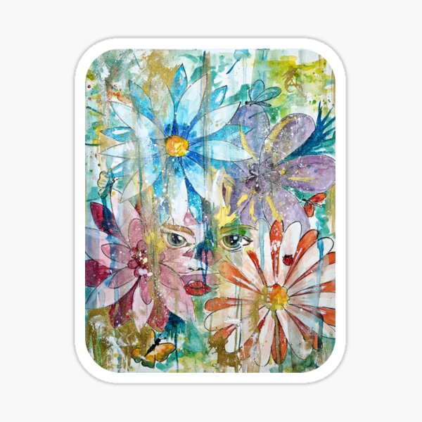 "The one who's hiding" Sticker for Sale by LpcIllustration | Redbubble