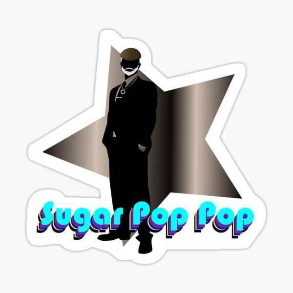 "Sugar Pop Pop" Sticker for Sale by Sqndesigns | Redbubble