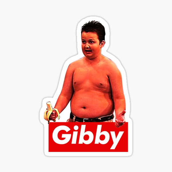 "GIBBY Icarly " Sticker for Sale by aligatorfridge | Redbubble