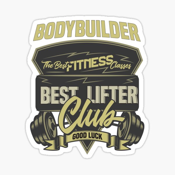 "Best Lifter Bodybuilder/GYM" Sticker for Sale by aminestore21 | Redbubble