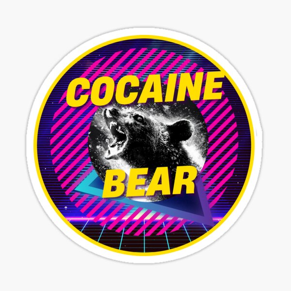 "Cocaine Bear 1985 [2022]" Sticker for Sale by CulturePopPop | Redbubble