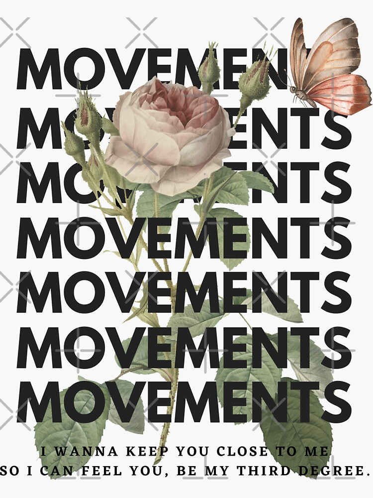 "Movements Band Third Degree" Sticker for Sale by lyricsandstuffs ...