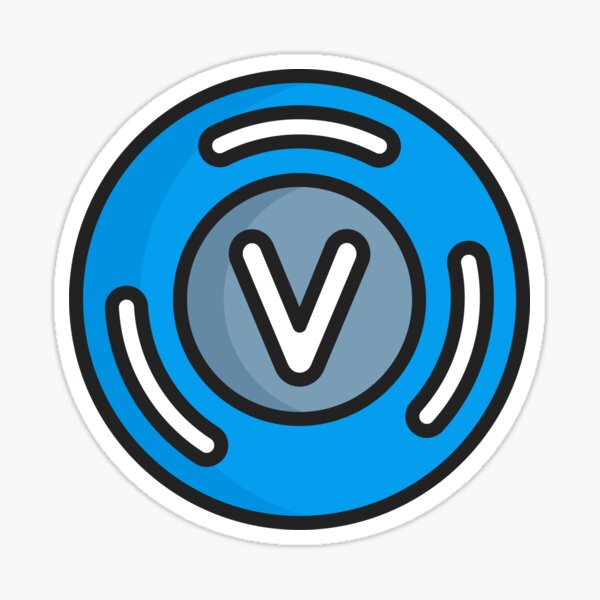 "V-Bucks " Sticker for Sale by Showdamn | Redbubble