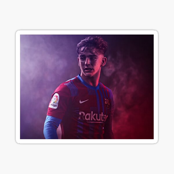 "pablo gavi fc barcalona" Sticker for Sale by ADILMD | Redbubble