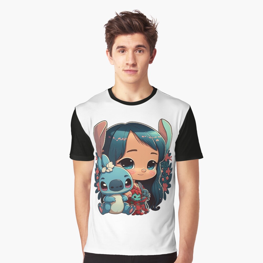 "Cute Chibi Stitch Kawaii" Sticker for Sale by stickertopic | Redbubble