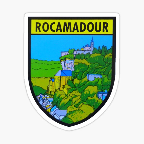 "Rocamadour France" Sticker for Sale by freeway-86 | Redbubble
