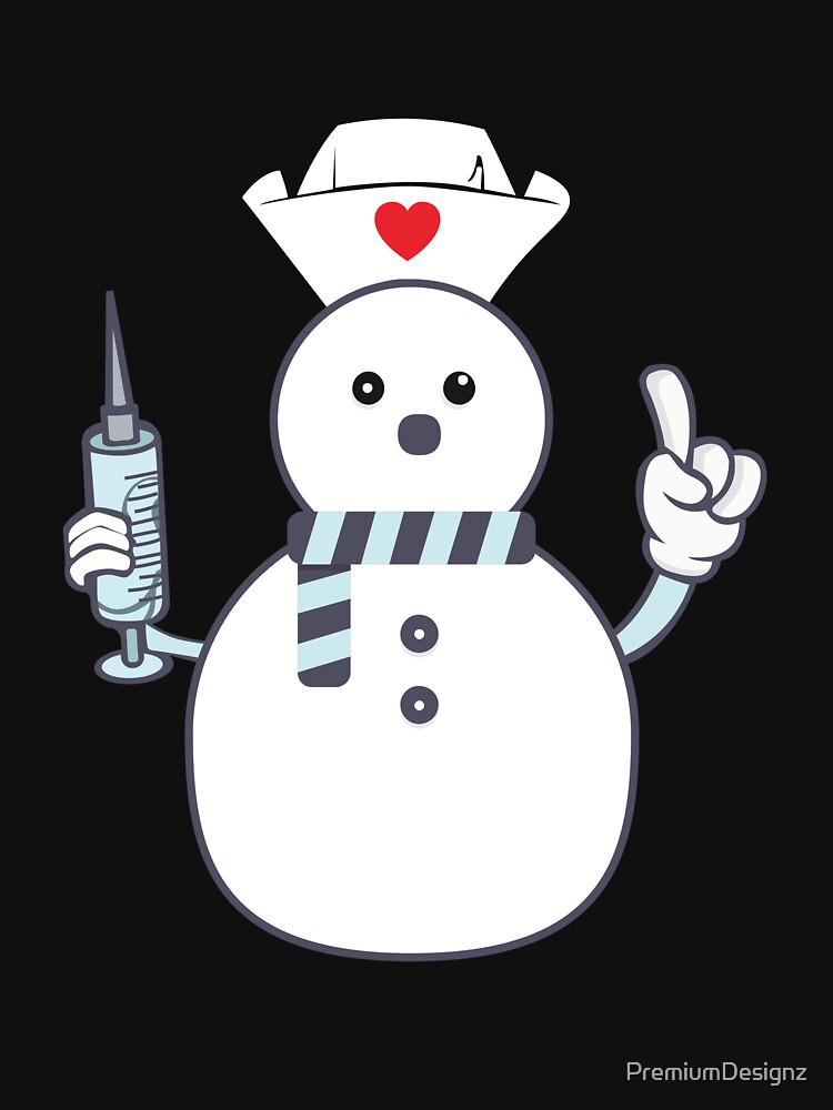 "Funny Christmas Snowman Nurse" T-shirt for Sale by PremiumDesignz ...