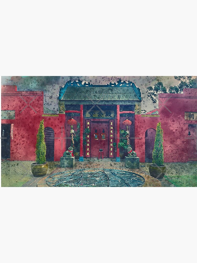 "Joss House - Artists Watercolor and Sketch - Bendigo, Victoria" Canvas ...