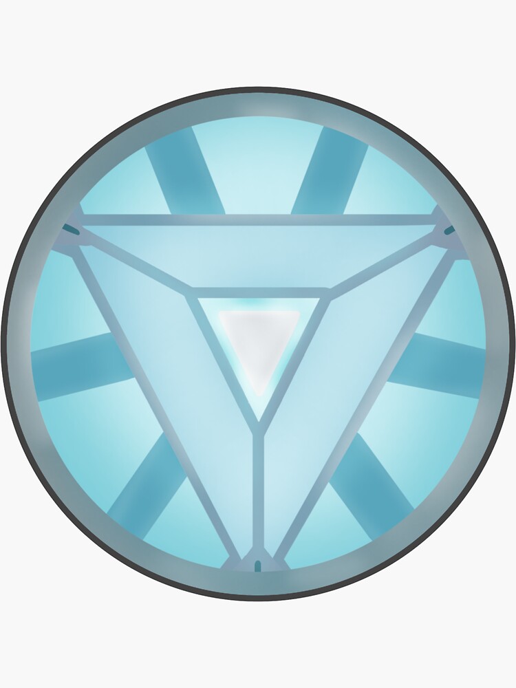 Ironman Heart Logo Metal Arc Reactor Iron Man Tony Stark Has A Heart