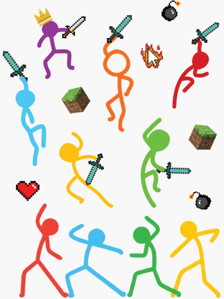 "Alan becker pack " Sticker for Sale by USAPRIDE22 | Redbubble