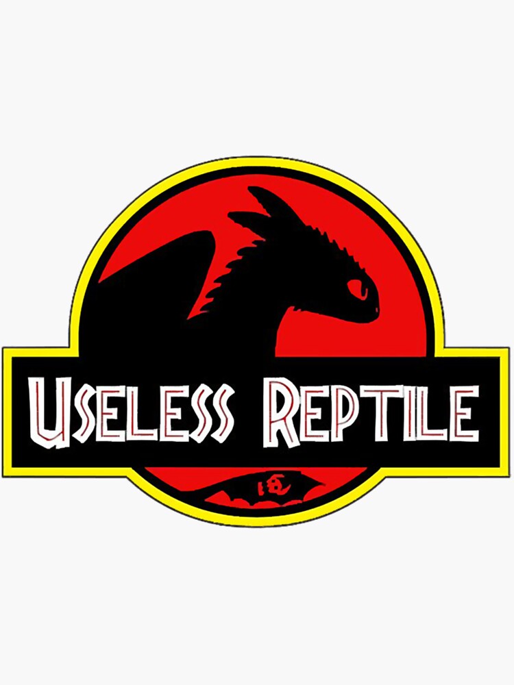 "useless reptile " Sticker for Sale by vennhall42 | Redbubble