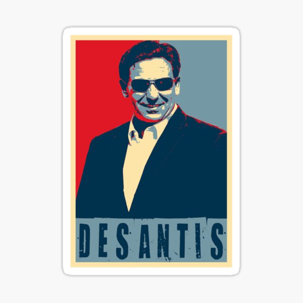 "Ron Desantis " Sticker for Sale by FocusednForward | Redbubble