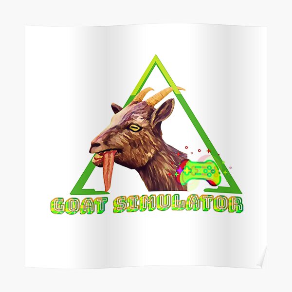 "goat simulator" Poster for Sale by Hevenza | Redbubble