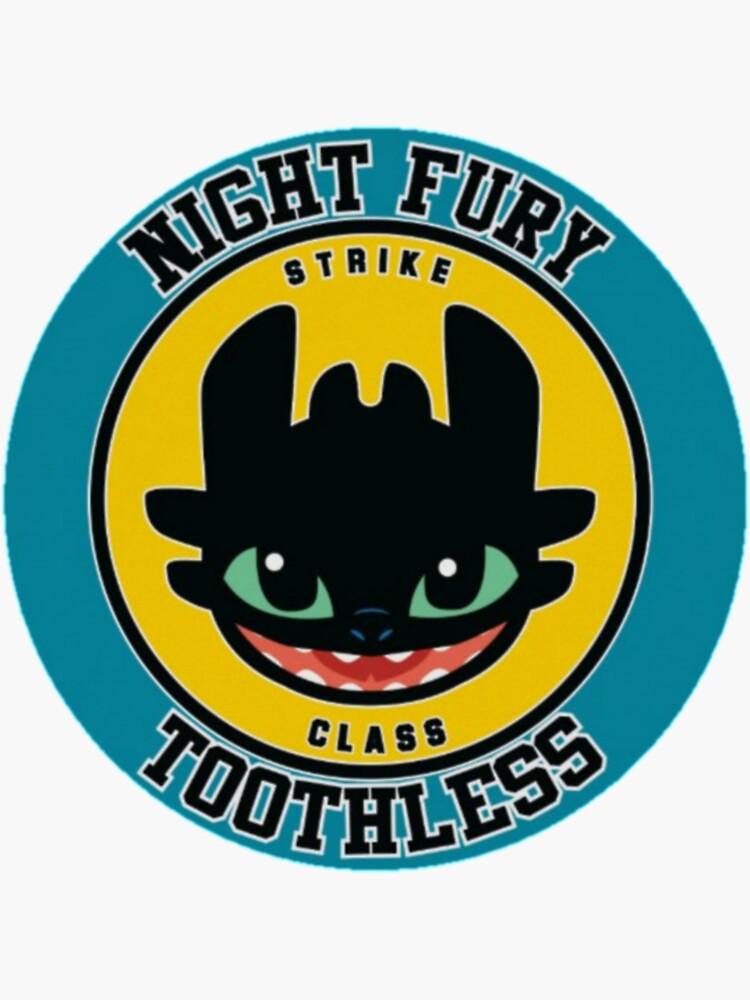 "Toothless Night Furry Logo " Sticker for Sale by waldosimon14 | Redbubble