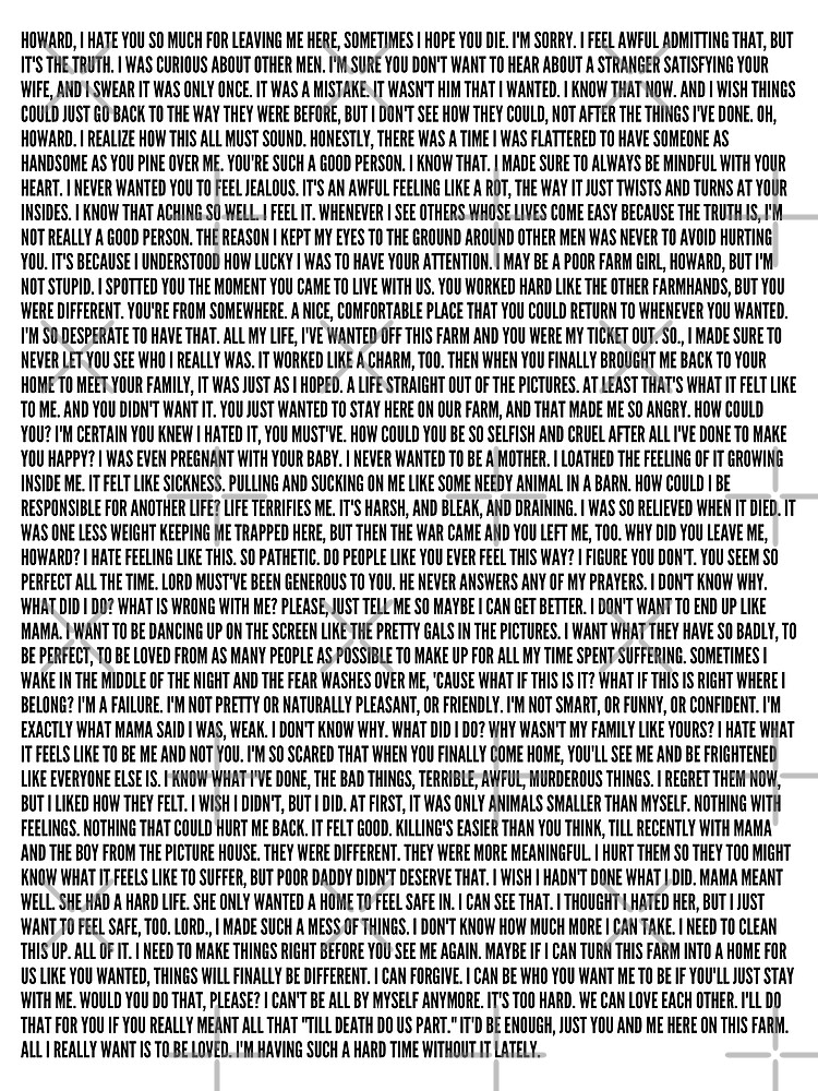 "Pearl’s monologue " Poster for Sale by comrademittens | Redbubble