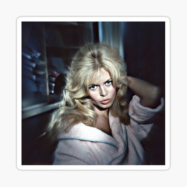 "Brigitte Bardot actress " Sticker for Sale by Aniatom | Redbubble