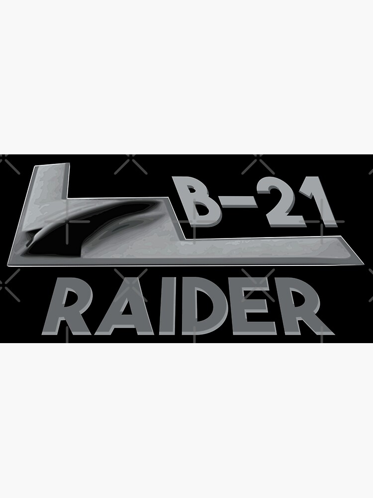 "B-21 Raider Stealth Bomber #3296" Sticker for Sale by Rare-Militia ...