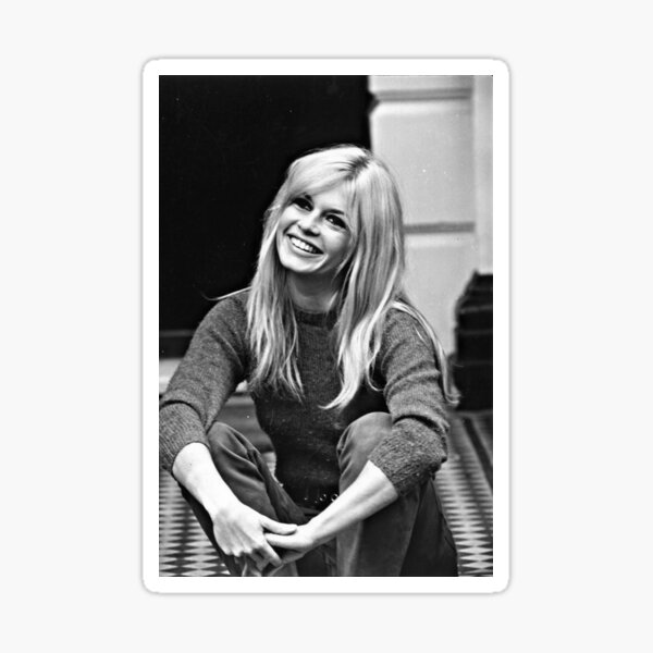"Brigitte Bardot actress " Sticker for Sale by Aniatom | Redbubble