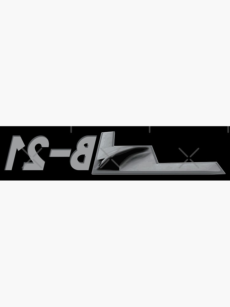 "B-21 Raider Stealth Bomber #3298" Sticker for Sale by Rare-Militia ...