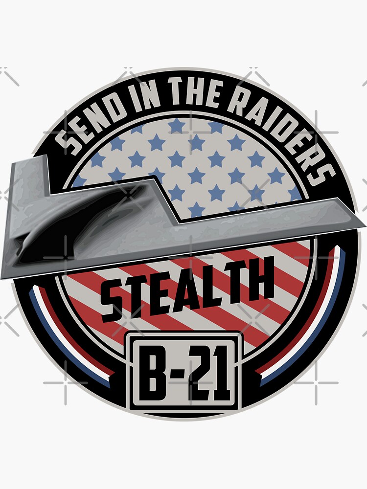 "B-21 Raider Stealth Bomber #3299" Sticker for Sale by Rare-Militia ...