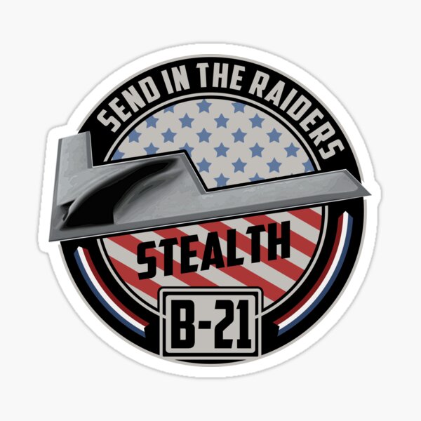 "B-21 Raider Stealth Bomber #3299" Sticker for Sale by Rare-Militia ...