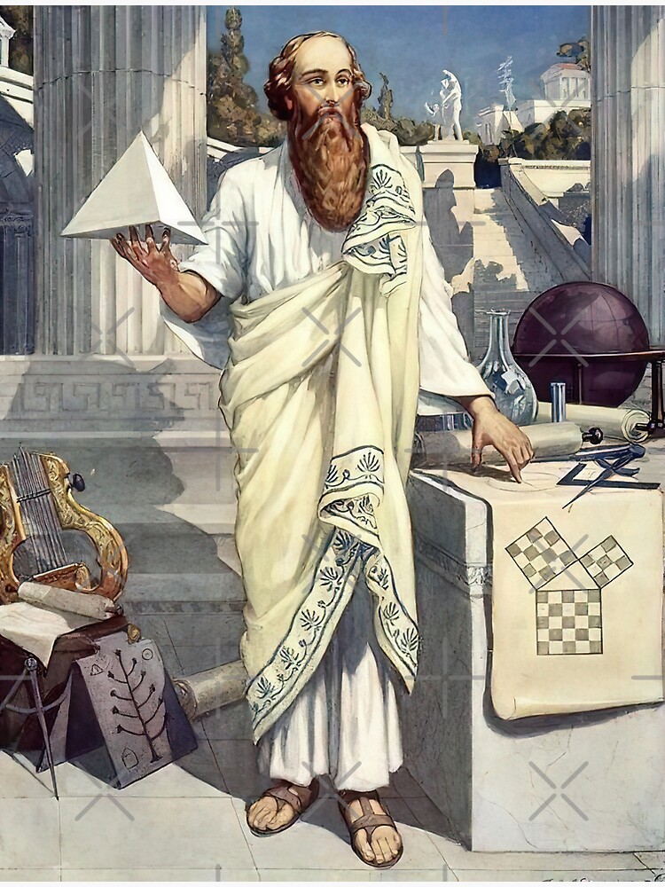 "Masonry - Pythagoras " Poster for Sale by FotoLibreStudio | Redbubble