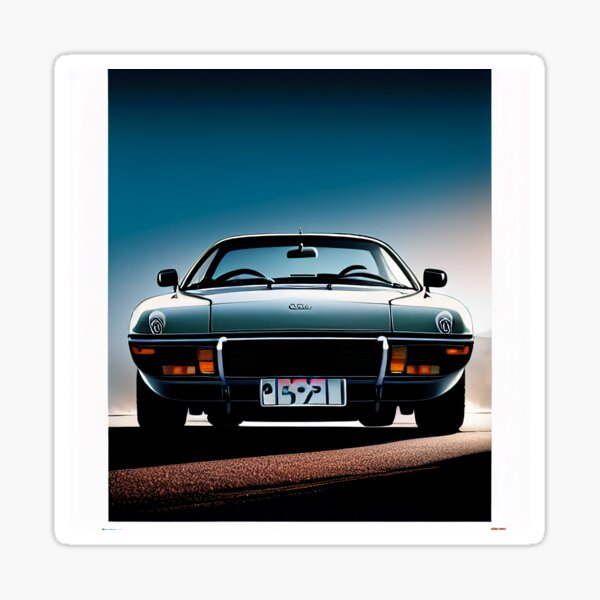"Sports 80s Vintage Car " Sticker for Sale by BAYFAIRE | Redbubble