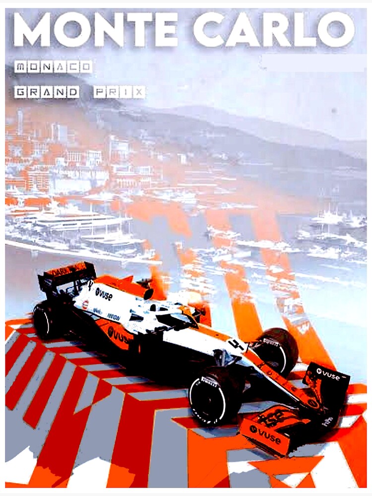 "MONTE CARLO AUTOMOBILE RACE : Monaco Grand Prix Advertising Print ...