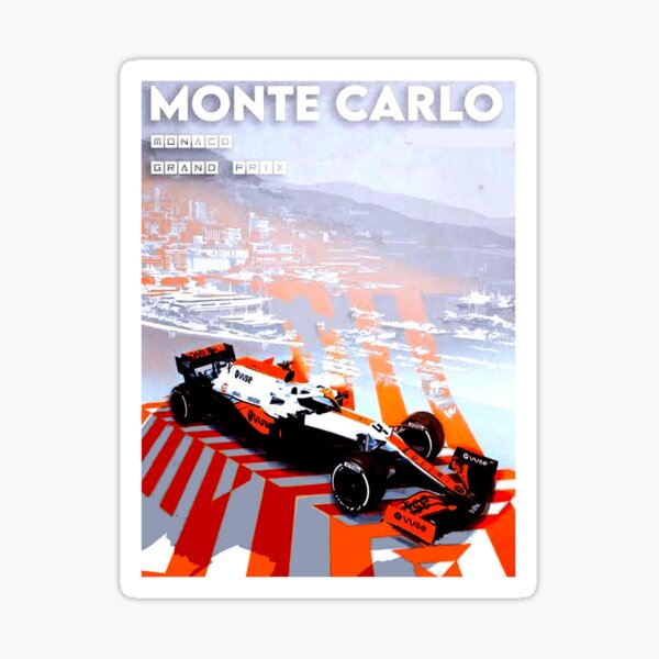 "MONTE CARLO AUTOMOBILE RACE : Monaco Grand Prix Advertising Print ...