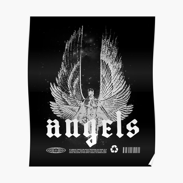 "Angels Wings Universe Space Y2K Style" Poster for Sale by Donavaan ...