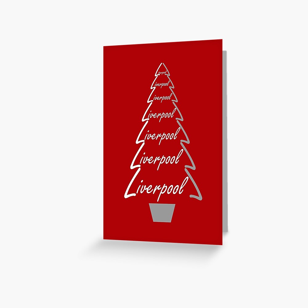 "Liverpool Christmas Cards Gifts & Clothes" Greeting Card for Sale by ...