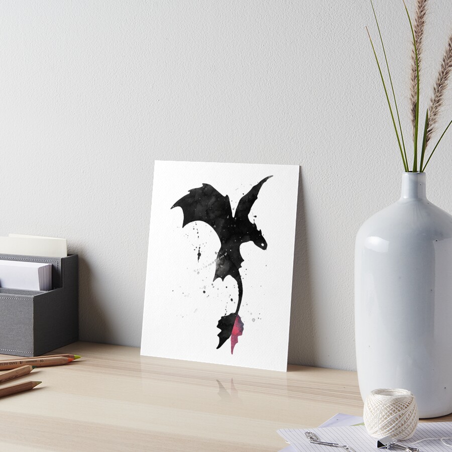 "Splatter Toothless Dragon " Poster for Sale by austinrussell43 | Redbubble