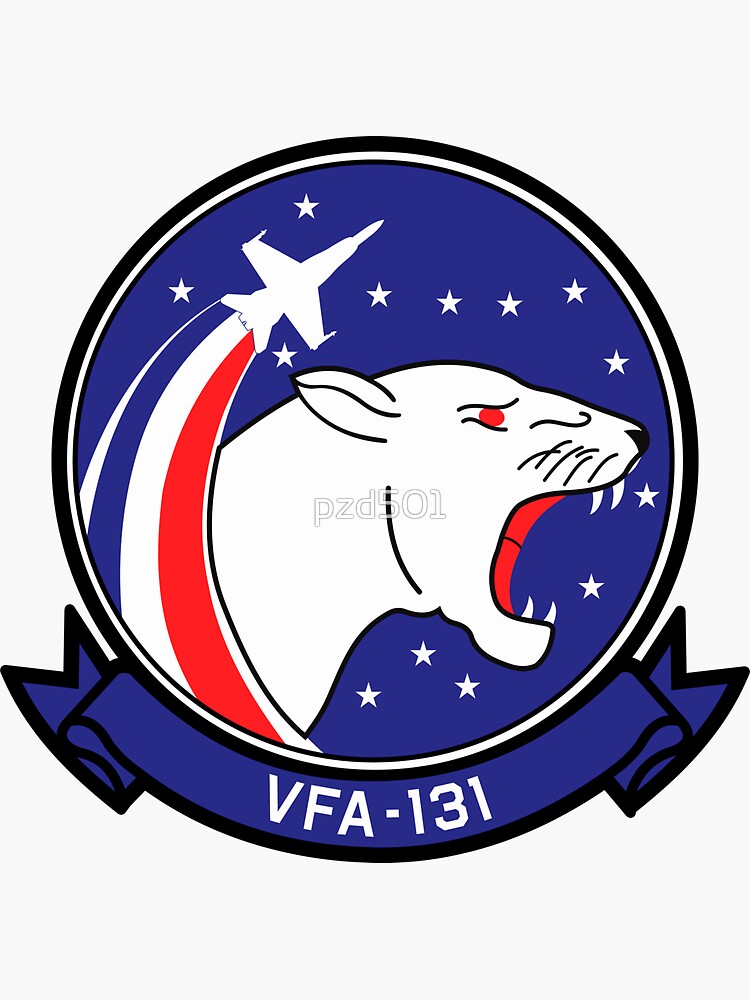 Pegatina «USN VFA-131 Strike Fighter Squadron - Wildcats - Estilo ...