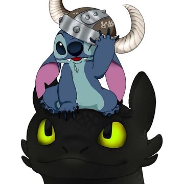 "Toothless And Stitch 1" Sticker for Sale by austinrussell43 | Redbubble