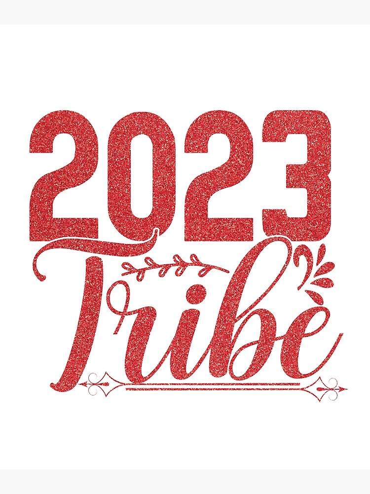 Lámina fotográfica «Fiesta de año nuevo en cursiva de la tribu 2023» de NewNorthEnd | Redbubble