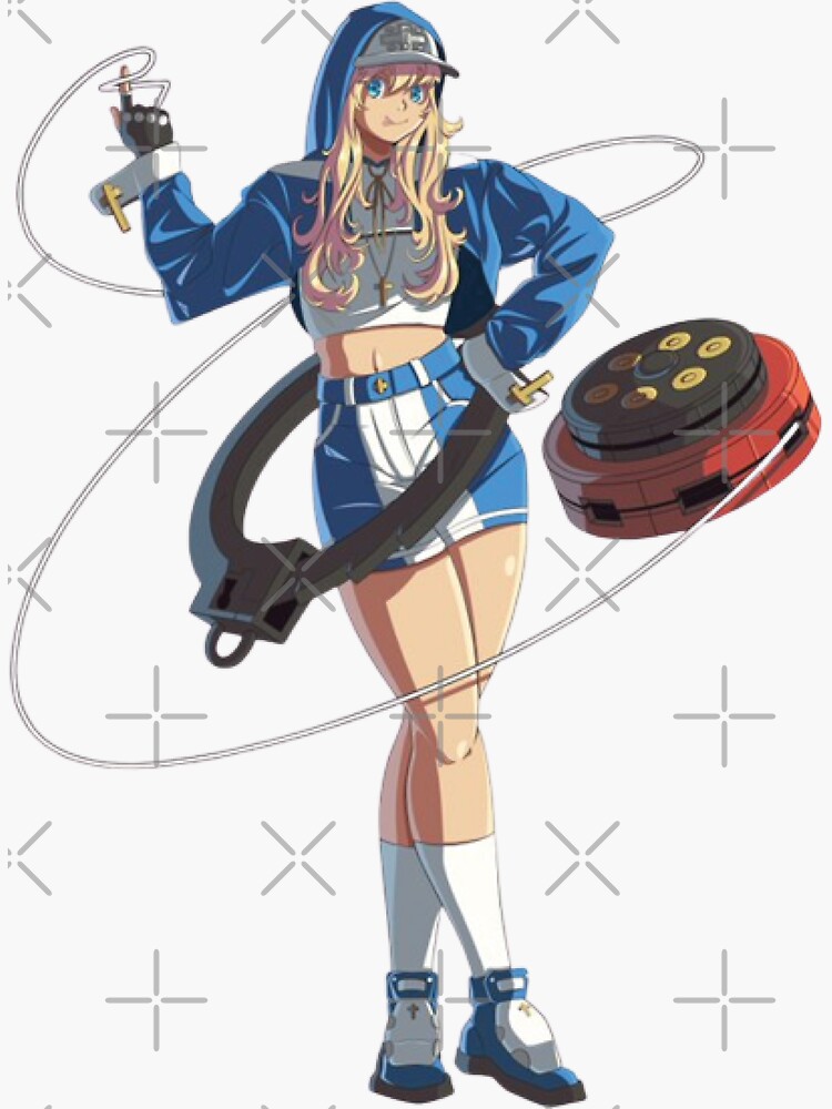 "bridget guilty gear strive game" Sticker for Sale by yalalal | Redbubble