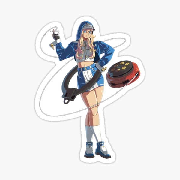 "bridget guilty gear strive game" Sticker for Sale by yalalal | Redbubble
