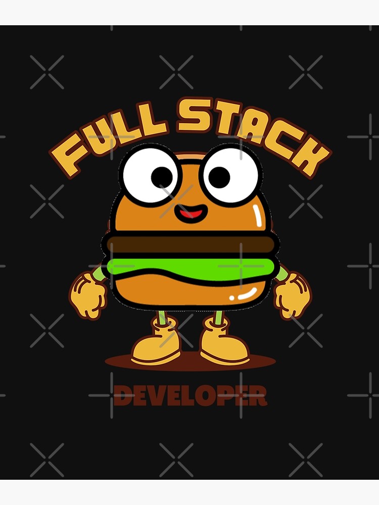 Programmer Coding Full Stack Developer Poster For Sale By Designguru321 Redbubble