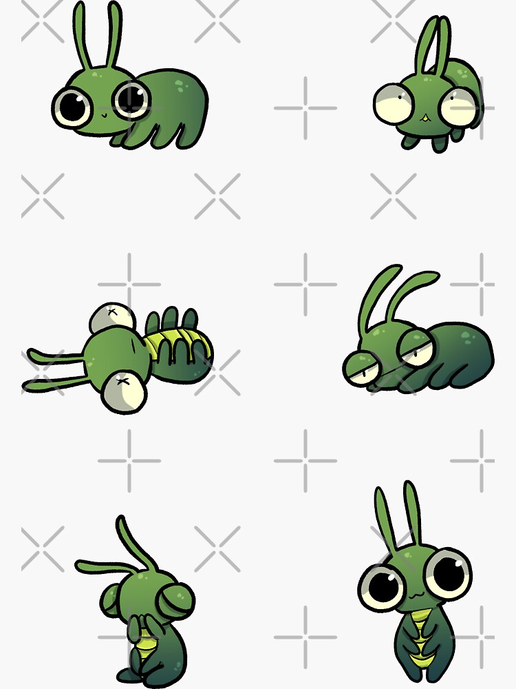 "Skitter Scuttle Cute Bug" Sticker for Sale by SydneyMaeBee | Redbubble