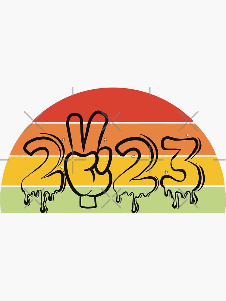"2023 Is My Year" Sticker for Sale by ArtByNabes | Redbubble