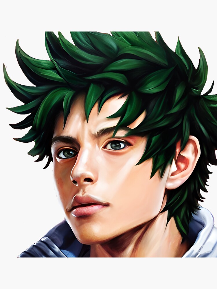 "midoriya izuku realistic" Sticker for Sale by Artist-ia | Redbubble