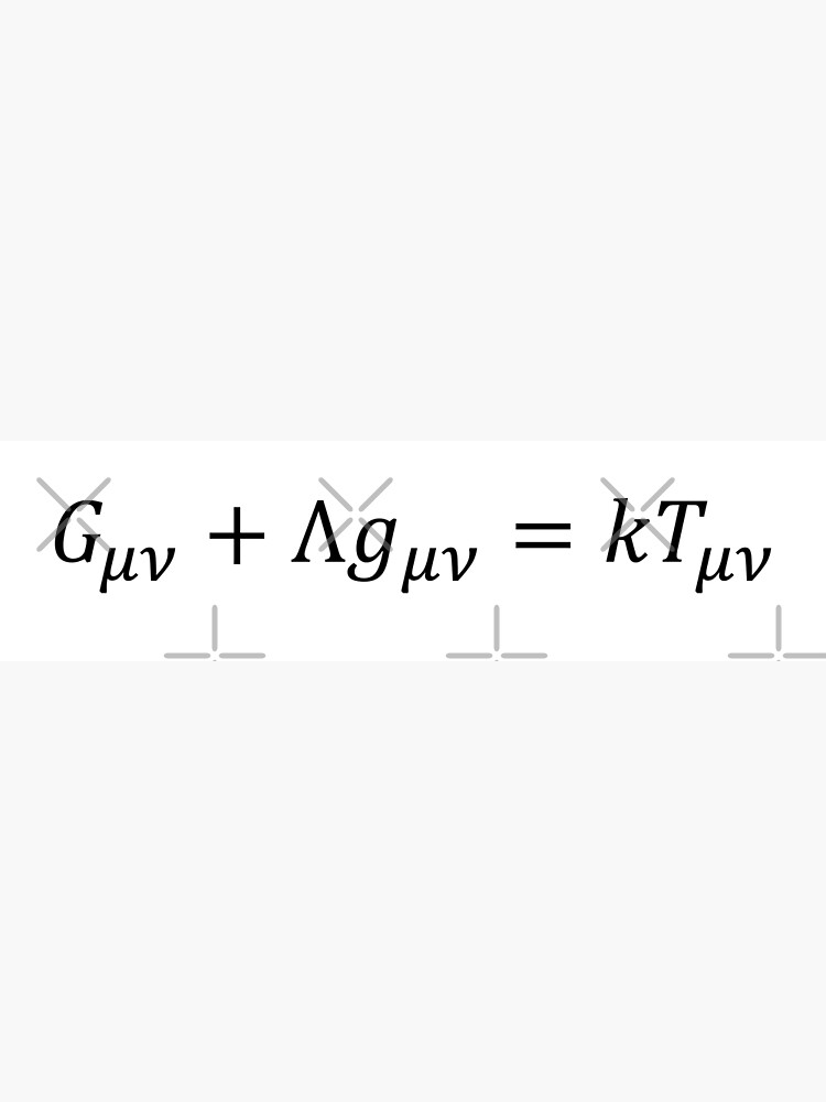 "Einstein Field Equation Of General Relativity" Poster for Sale by ...