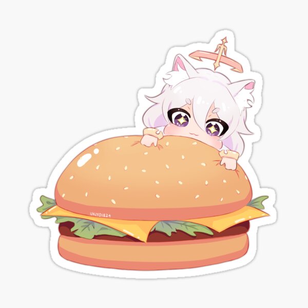 "genshin impact paimon " Sticker for Sale by ukiyo1824 | Redbubble