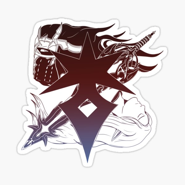 "FFXIV Dark Knight Job Symbol [FF Style]" Sticker for Sale by Farryn ...