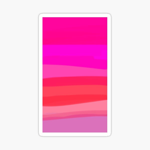 "Pretty Pink " Sticker for Sale by Aye-Aye-Captain | Redbubble