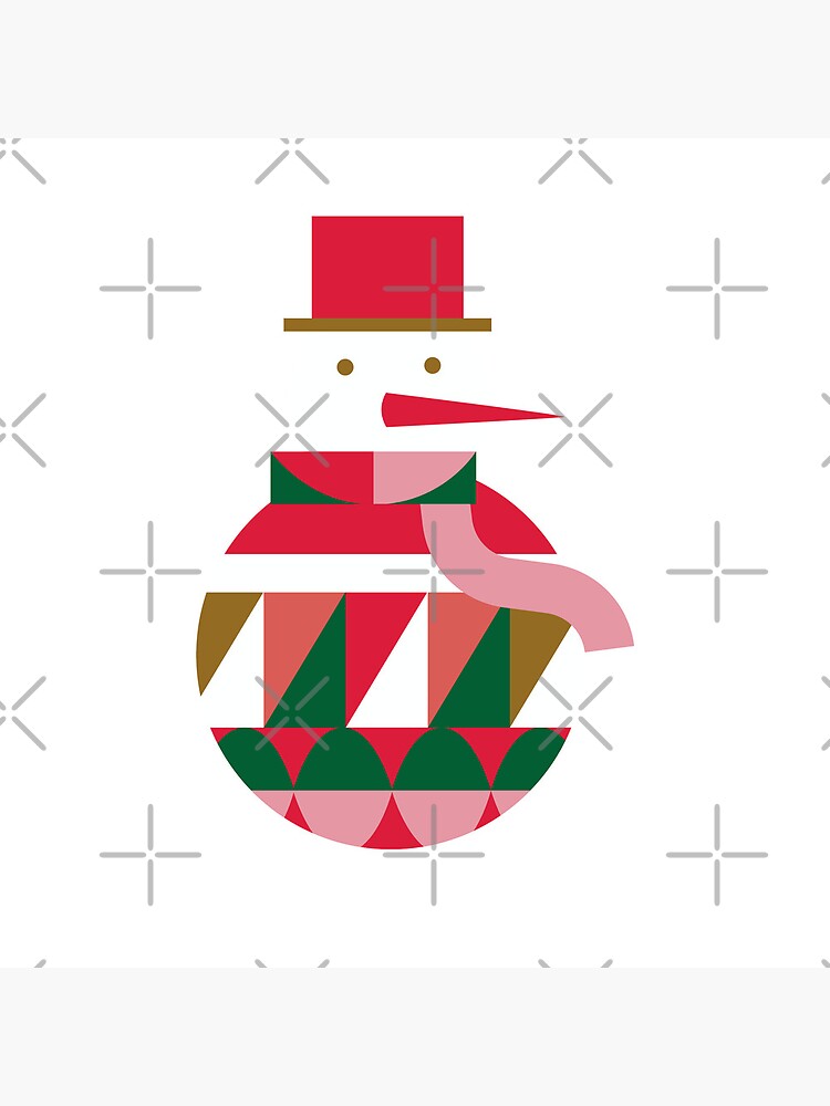 "Snowman in cubism style PNG image" Art Print for Sale by Veras-Art ...